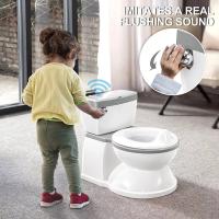 China Grey Baby Potty Toilet with Removable Seat for sale