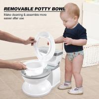 China Grey Baby Potty Toilet with Removable Seat for sale