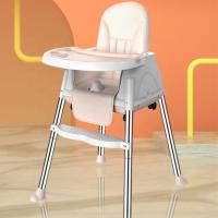 China Beige/Pink/Sky Stable Portable Baby Feeding Chair Adjustable Height for sale