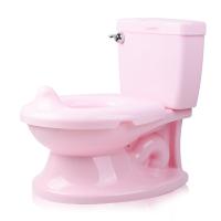 China Training Potty with Handle Button EN-71 Certified Ouninbear Blue Kids Toilet for sale