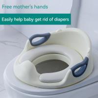 China Soft Cushion Baby Toilet Seat Travel Potty Training Seat Kids Friendly PP Plastic for sale