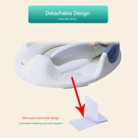 China Soft Cushion Baby Toilet Seat Travel Potty Training Seat Kids Friendly PP Plastic for sale