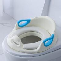China Soft Cushion Baby Toilet Seat Travel Potty Training Seat Kids Friendly PP Plastic for sale