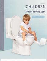 China Eco-Friendly Bathroom Baby Toilet Seat For Child Potty Training Soft PU Material for sale