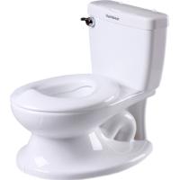 China Ouninbear White Plastic Training Potty with Handle Button for Babies for sale