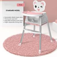 China Anti Fall Folding Baby Dining Chair 65*54*54cm  Easy Installation for sale