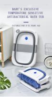 China Multifunction Collapsible Baby Bathtub Household Safety Portable Plastic for sale