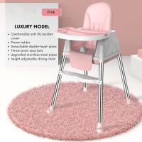 China 3 In 1 Multifunctional High Chair Baby Dining Table Chair 92*65*65cm for sale