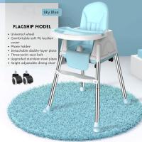 China 3 In 1 Multifunctional High Chair Baby Dining Table Chair 92*65*65cm for sale