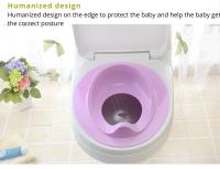 China 1-7 Years Old Baby Toilet Seat OEM Acceptable Humanized Design for sale