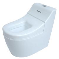 China White Plastic Baby Potty Chair Pure Color Design EN71 Certified for sale