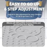 China OUNINBEAR Plastic Potty Training Toilet Seat With Step Stool Ladder Anti Skid for sale