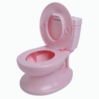 China Eco Friendly Pink Printed Baby Potty Toilet With Custom Logo for sale