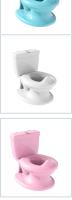 China Eco Friendly Pink Printed Baby Potty Toilet With Custom Logo for sale