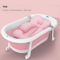 China 79*21cm Open Size  Collapsible Baby Bathtub Thermometer Included for sale