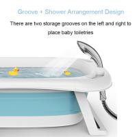 China BPA Free Foldable Plastic Infant Bathtub  Comfortable Childrens Bathtub for sale