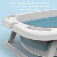 China BPA Free Foldable Plastic Infant Bathtub  Comfortable Childrens Bathtub for sale