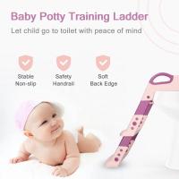 China OEM ODM Soft Cushion Foldable Potty Seat With Steps OUNINBEAR Brand for sale