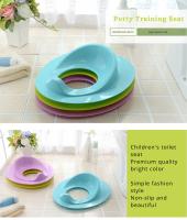 China Plastic Potty Training 1-7years Old Baby Toilet Seat Soft Non-Slip for sale