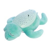 China Preschoolers Cute Stuffed Animal Turtle With Musical Soother And Night Light for sale