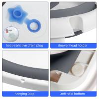 China 2-4 Years old Newborn Baby Bathtub Anti-Slip Travel Shower Bathing Basin for sale