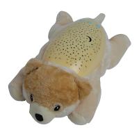China 0-7Years Old Baby Sleep Soother Toy Dog Plush Doll With Projectable Lighting And Music for sale
