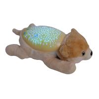 China 0-7Years Old Baby Sleep Soother Toy Dog Plush Doll With Projectable Lighting And Music for sale