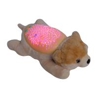 China 0-7Years Old Baby Sleep Soother Toy Dog Plush Doll With Projectable Lighting And Music for sale