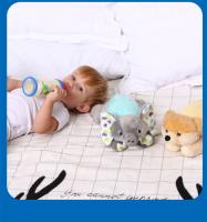 China 0-7Years Old Baby Sleep Soother Toy Dog Plush Doll With Projectable Lighting And Music for sale
