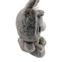 China Height 11CM-30CM Small Grey Rabbit Plush Toy Personalized Stuffed Animals for sale