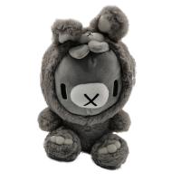 China Height 11CM-30CM Small Grey Rabbit Plush Toy Personalized Stuffed Animals for sale