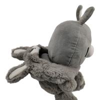 China Height 11CM-30CM Small Grey Rabbit Plush Toy Personalized Stuffed Animals for sale
