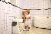 China Logo Customizable Easy To Use Children'S Wash Basin With Pedestal for sale
