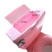 China Pink and White Baby Potty Toilet with Customized Logo EN71 Certified Pure Color Design for sale