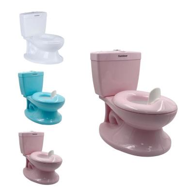 China Customizable Logo White Blue Pink Baby Potty Trainer with EN71 Certification for sale