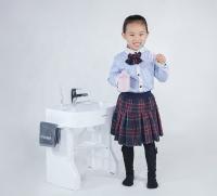 China Child Friendly Baby Wash Basin Stand Simple Design for sale