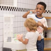 China Self Care Station Portable Wash Basin For Children Baby Toddler Easy Cleaning for sale