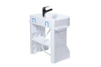 China Customization Children's Washstand Hand Basin Kids Play Sink With Running Water & Led Light for sale