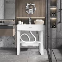 China 45*30*50cm Kids Bathroom Sink Smart Children Learning Wash Basin Height Adjustable for sale