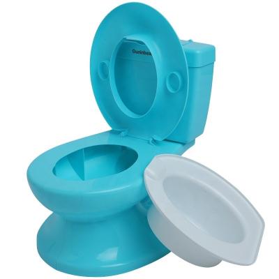 China Blue Pure Color Baby Potty Toilet with EN71 Certification Convenient 2-in-1 Design for sale