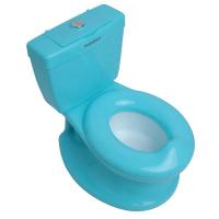China Blue Pure Color Baby Potty Toilet with EN71 Certification Convenient 2-in-1 Design for sale