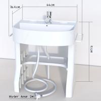 China Customizable Standing Plastic Hand Wash Basin Bathroom Mini Basin For Children for sale
