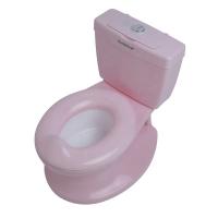 China Pink Plastic Baby Training Potty with EN71 Test Certification and Custom Logo Design for sale