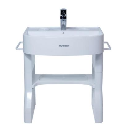 China Cute Safe Wash Basin For Kids With Pedestal Customized Colors for sale