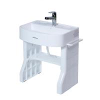 China Safe Plastic White Children'S Bathroom Sink Baby Washstand Easy Installation for sale
