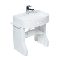 China Children Size Plastic Wash Basin With Stand Free Standing Pedestal for sale