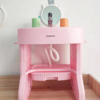 China Children Size Plastic Wash Basin With Stand Free Standing Pedestal for sale