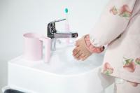 China OEM / ODM Baby Wash Basin With Stand Kids Hand Cleaning Sink Popular Sanitary Wares for sale