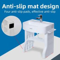 China Simulated Baby Bathroom Hand Washing Basin Child Size Sink With Plastic Stand for sale