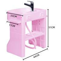China Customized Logo Plastic Toddler Wash Basin Sink For Training Washtable for sale
